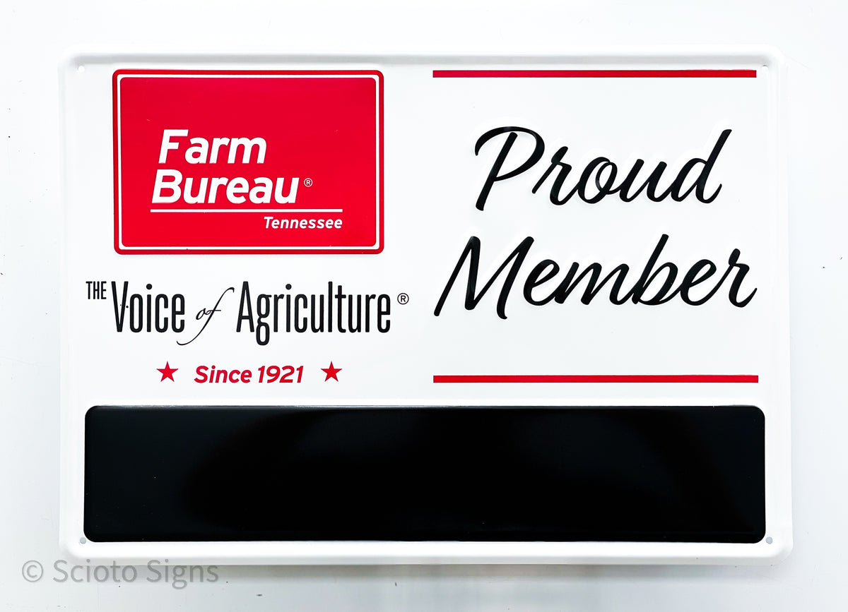 Farm Bureau Sign, Custom Metal Signs – Sign Store