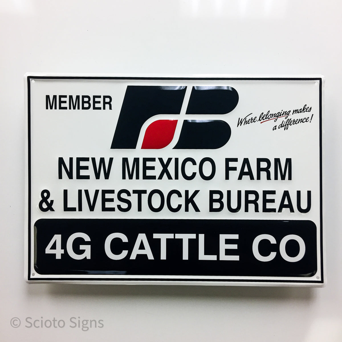New Mexico Farm Bureau, Custom Metal Sign | SignStore – Sign Store