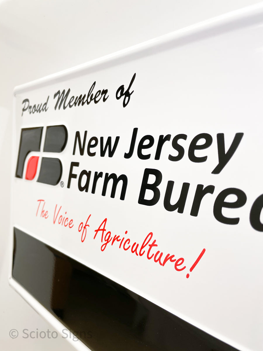 New Jersey Farm Bureau Sign – Sign Store